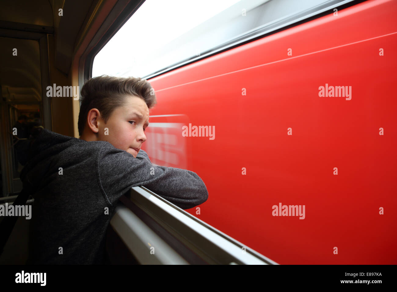 Train compartment window germany hi-res stock photography and images ...
