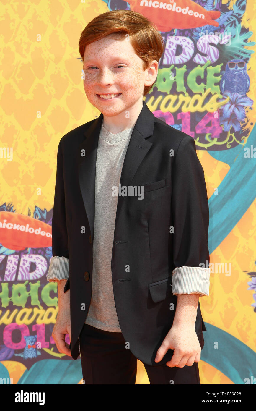 Nickelodeon Kids' Choice Awards 2014 held at USC's Galen Center ...