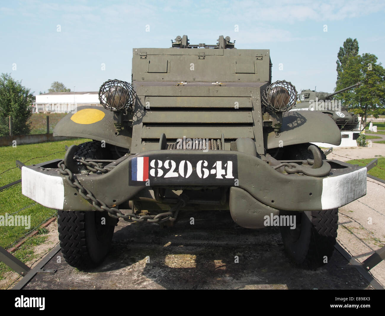 The M3 White Halftrack, displayed at Casemate 35-3 in Marckolsheim, is ...