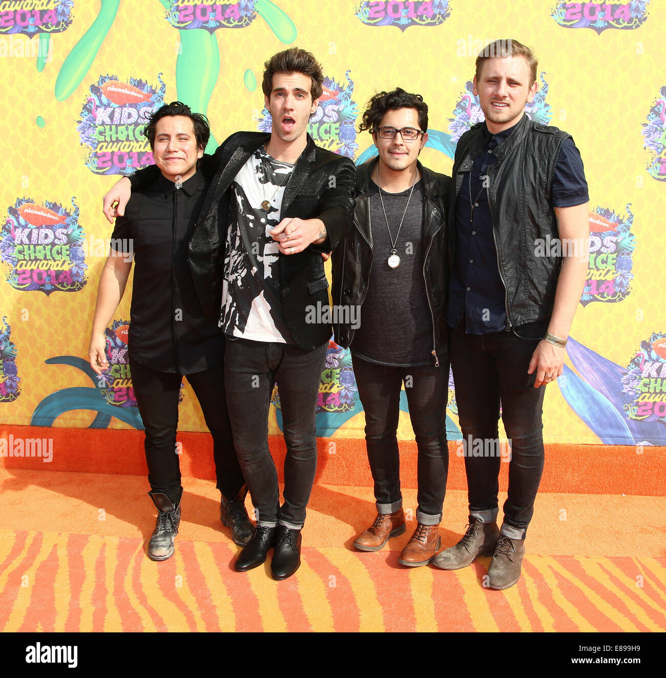 Nickelodeon Kids' Choice Awards 2014 held at USC's Galen Center ...