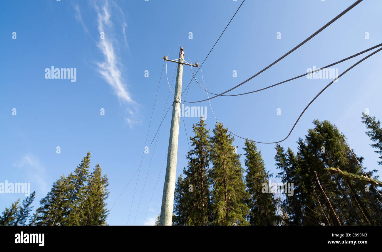 Broken power cables hi-res stock photography and images - Alamy