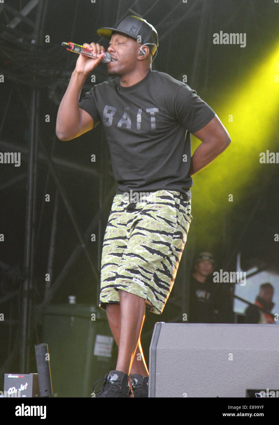 Birmingham, UK. Dizzee Rascal performing live at the Fusion Festival ...