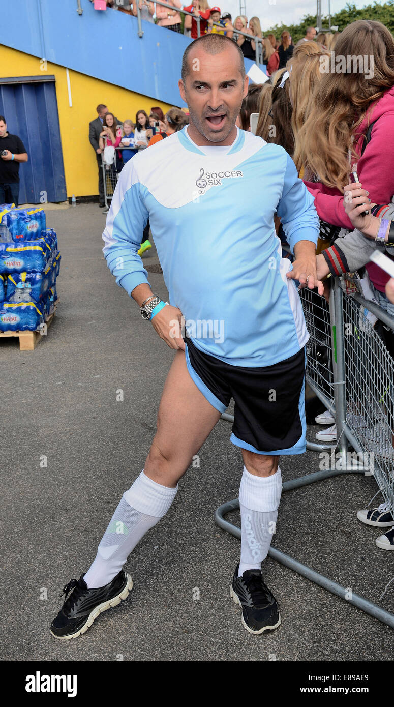London, UK. Louis Spence at Soccer Sixfest at Mile End Park, Mile End ...
