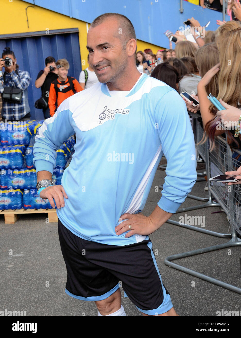 London, UK. Louis Spence at Soccer Sixfest at Mile End Park, Mile End ...