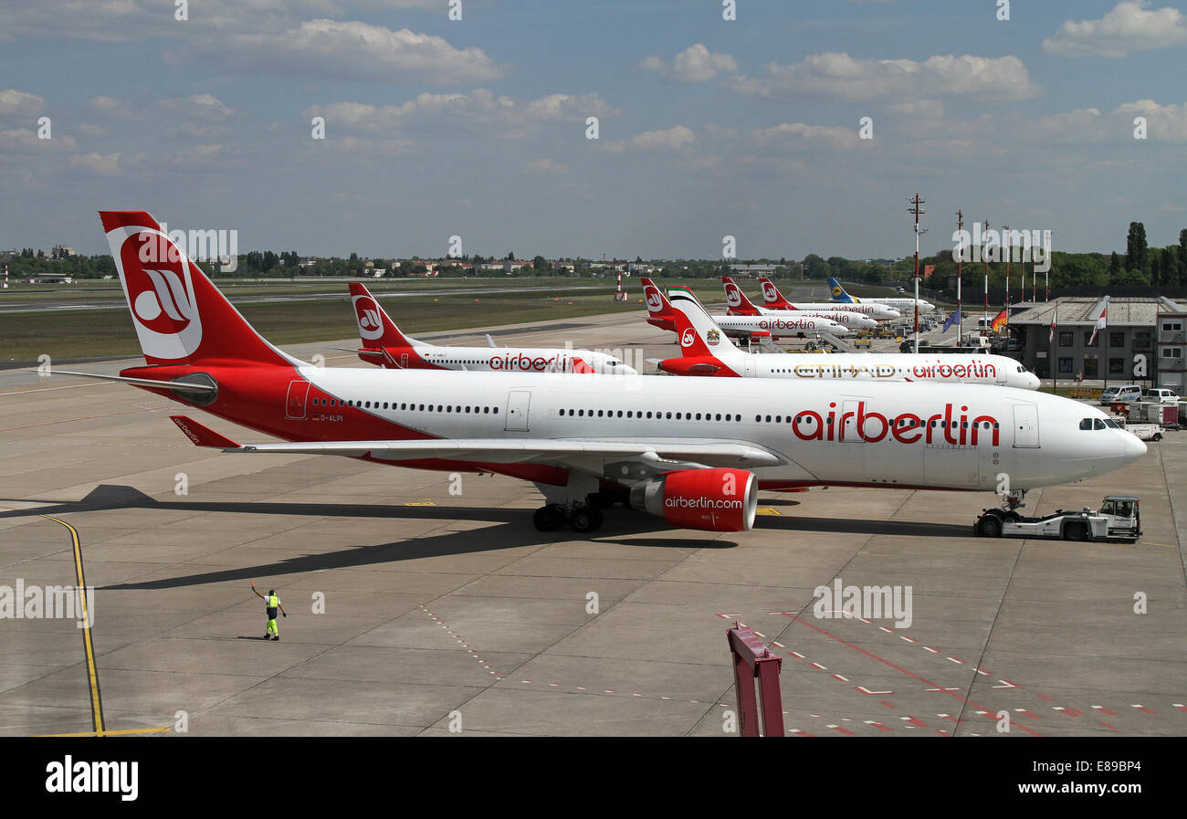 Berlin, Germany, aircraft of Air Berlin Stock Photo - Alamy