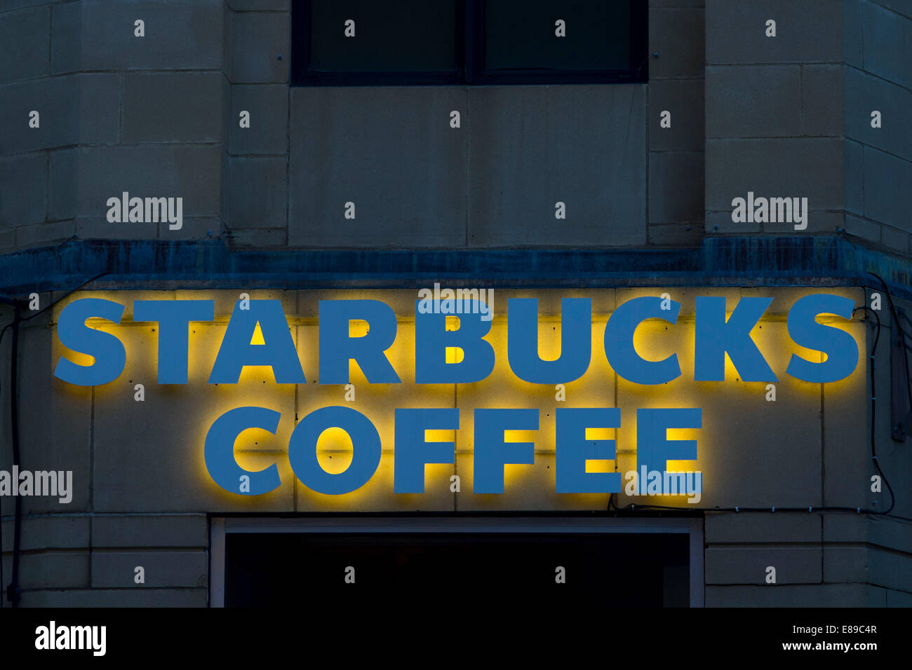 Starbucks Coffee shop sign Stock Photo - Alamy