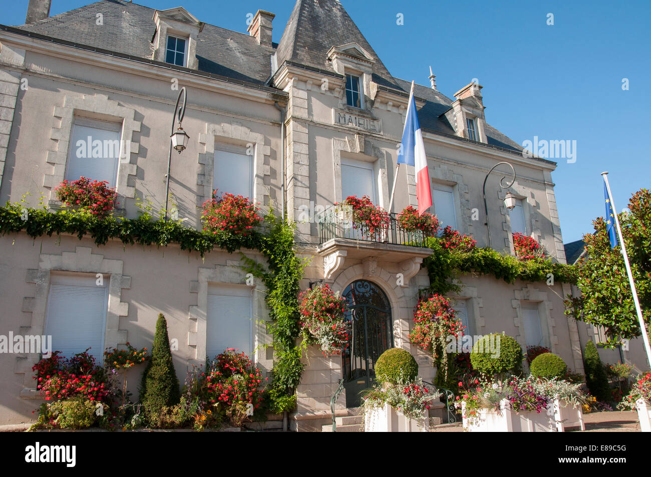 Hotel de Ville, Town Hall, Chantonnay, Vendee, France Stock Photo - Alamy