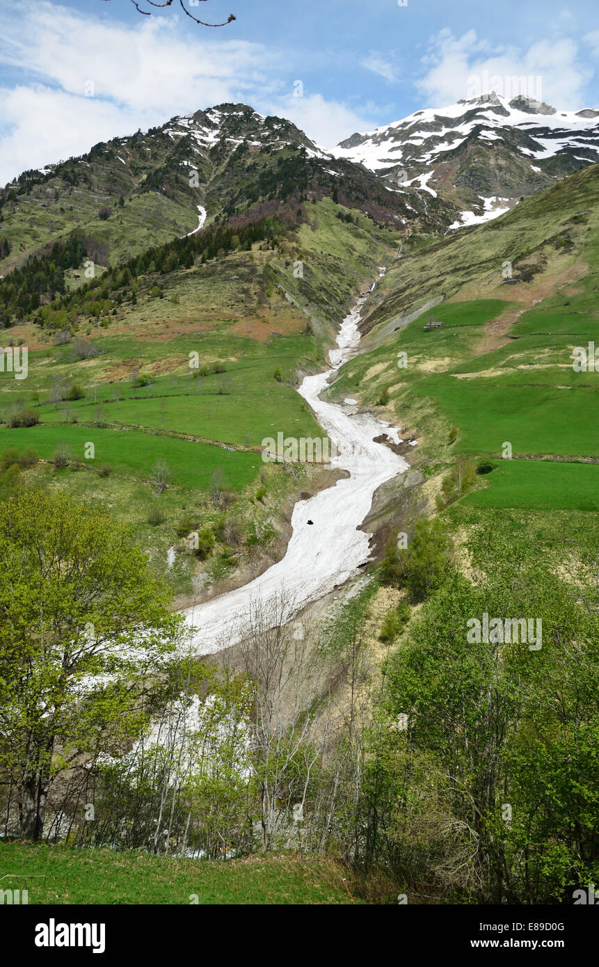 Spring view from the pass of Tourmalet in Pyrenees Stock Photo - Alamy