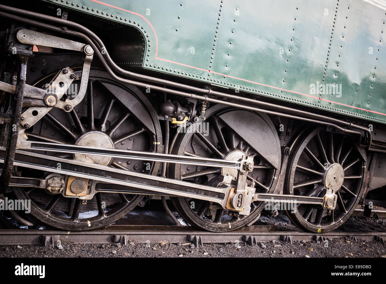 Vintage pacific plm 231 k 8 steam locomotive hi-res stock photography ...
