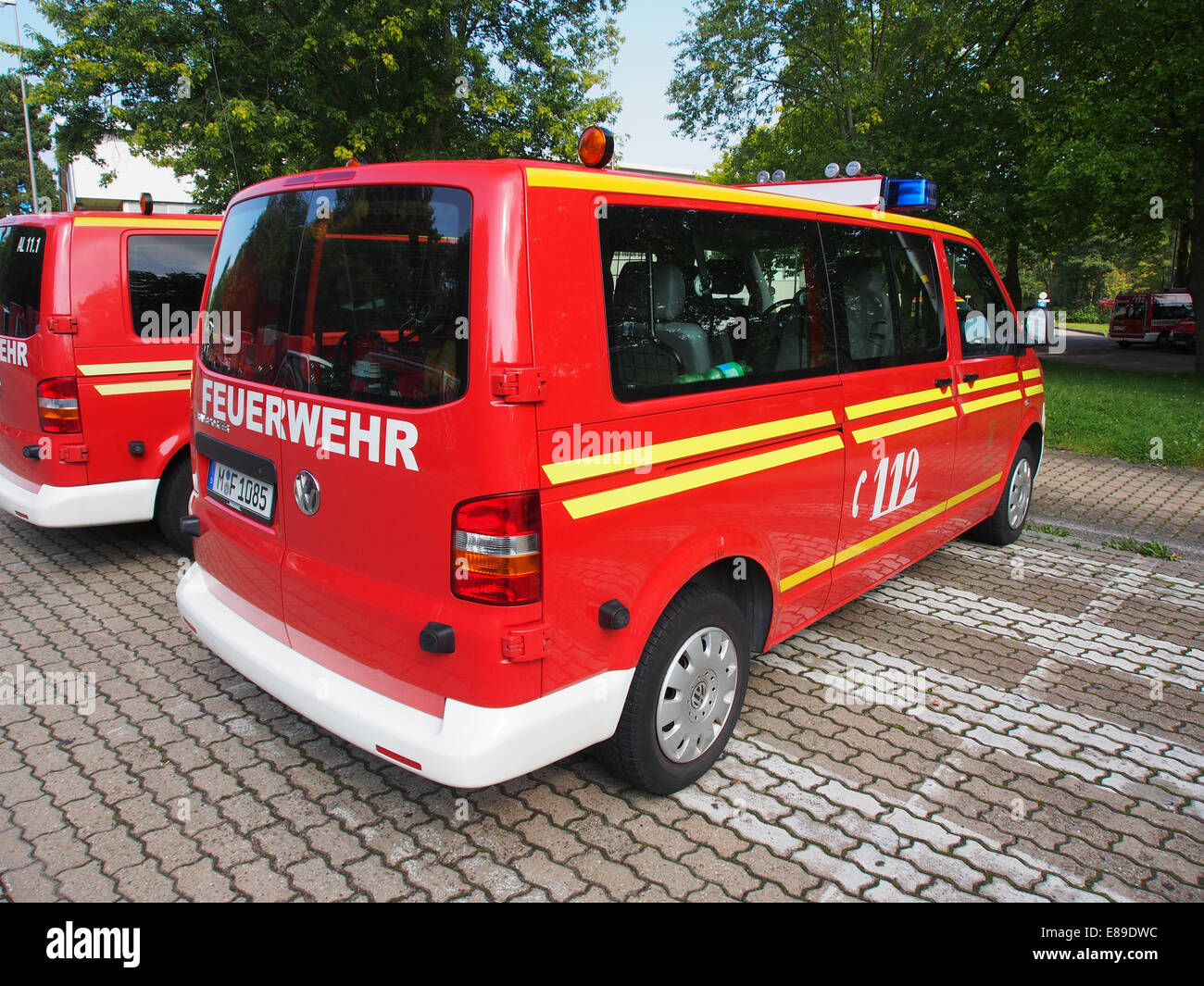 This Volkswagen Feuerwehr vehicle, used by the fire department in ...