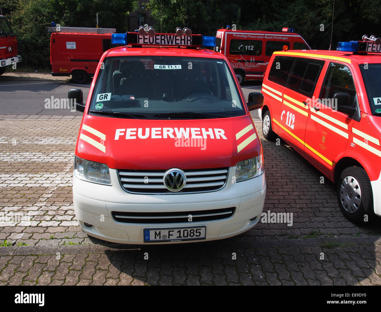 This Volkswagen Feuerwehr (fire engine) GR 11-1 85 is part of the ...