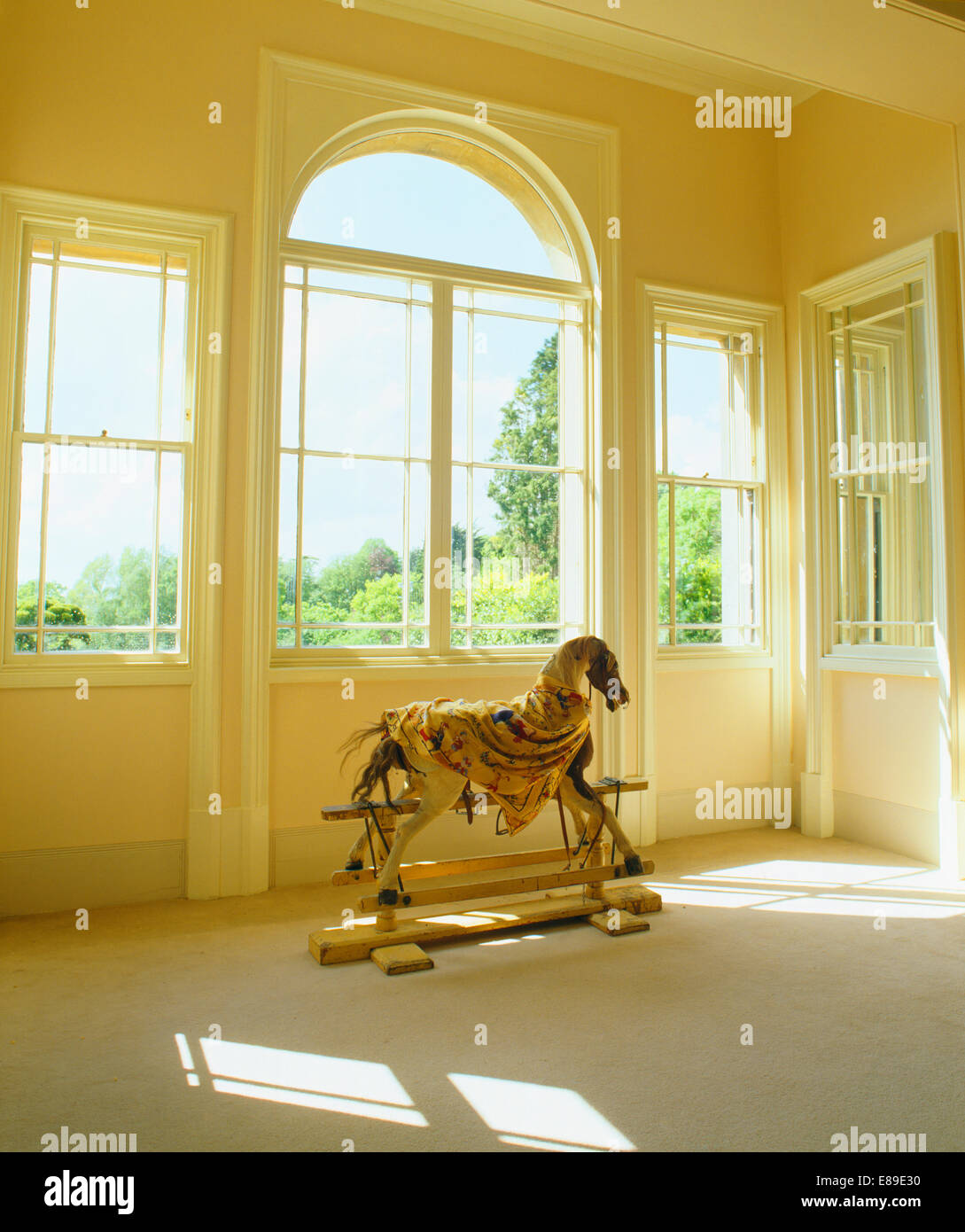 Traditional cream hall Stock Photo - Alamy