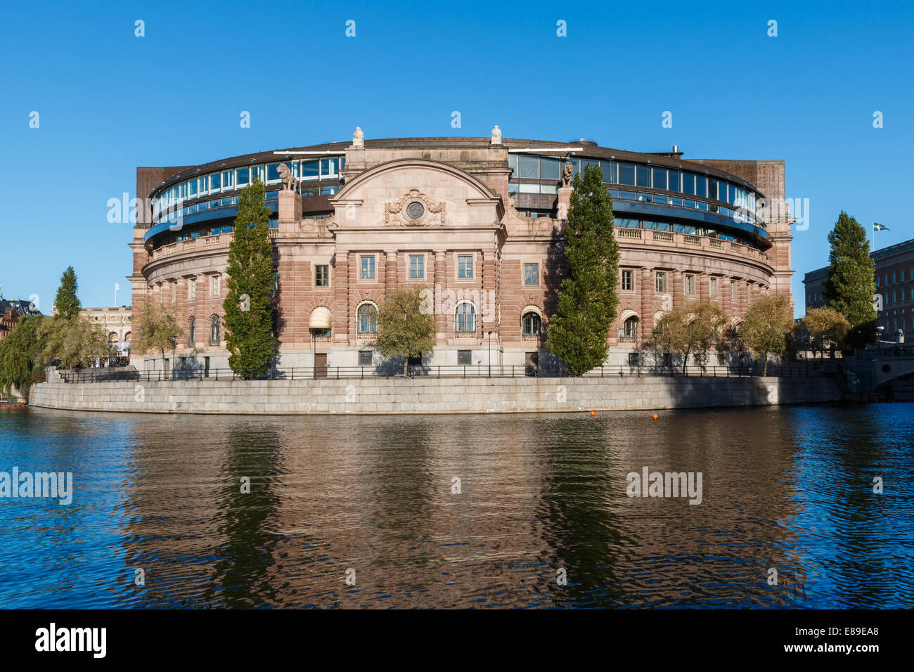 The Swedish Parliament building Stock Photo - Alamy