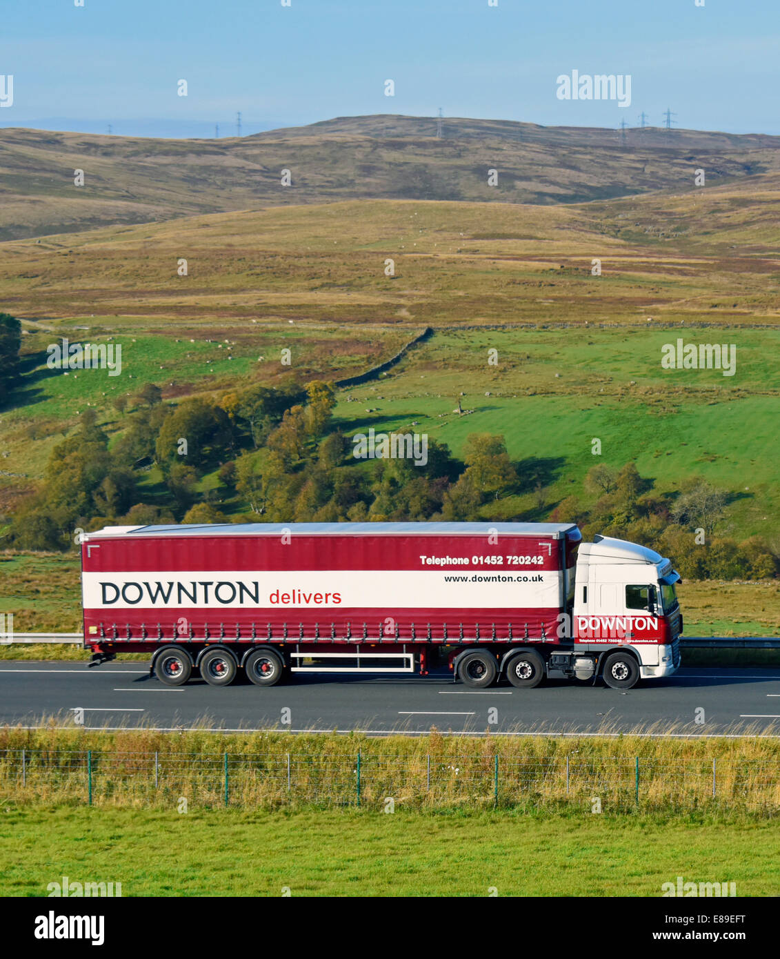 M6 motorway hgv hi-res stock photography and images - Alamy