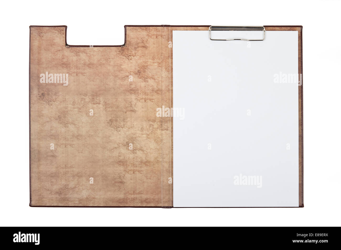 open notebook isolated on white Stock Photo - Alamy