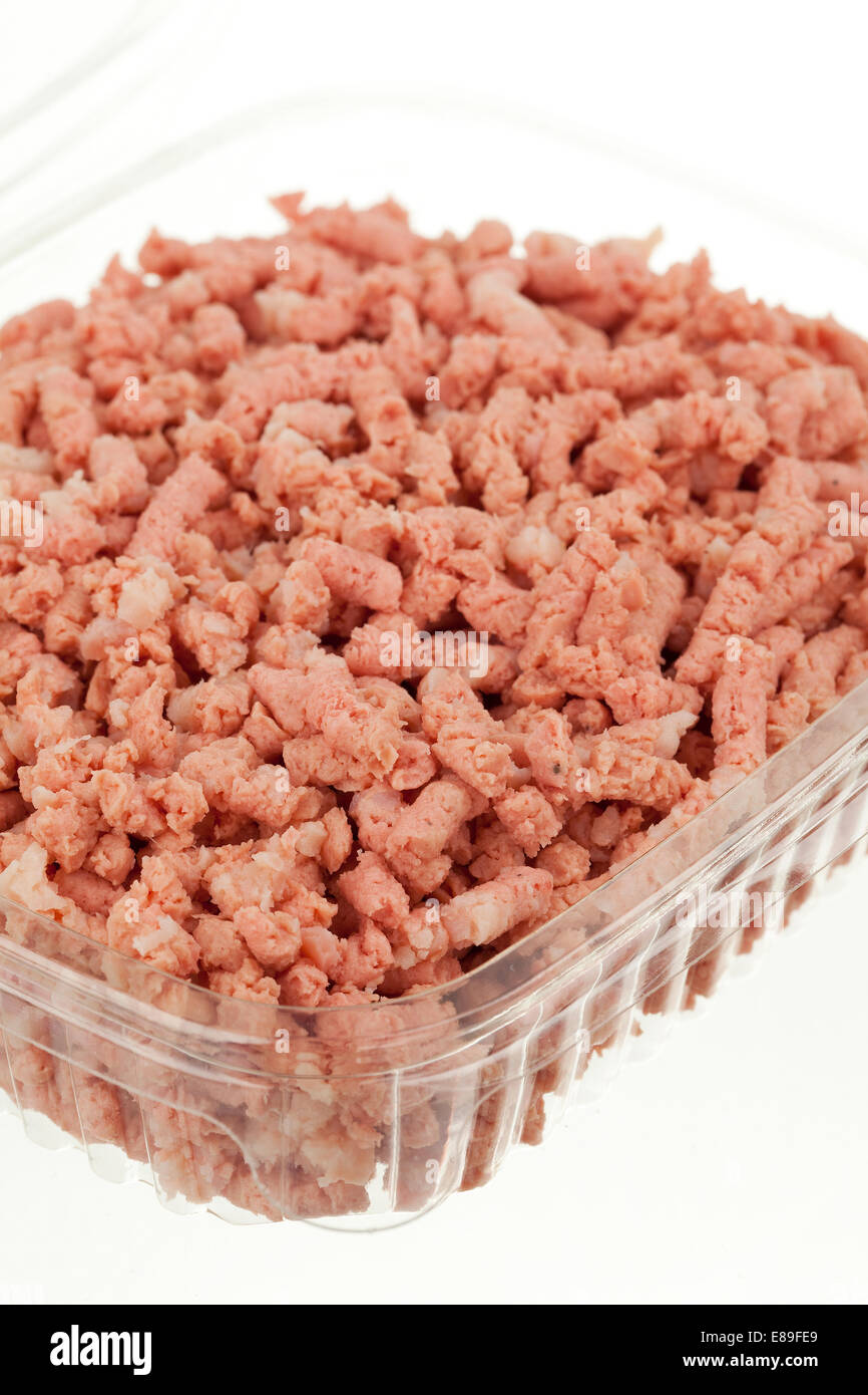 minced meat in a plastic container Stock Photo - Alamy