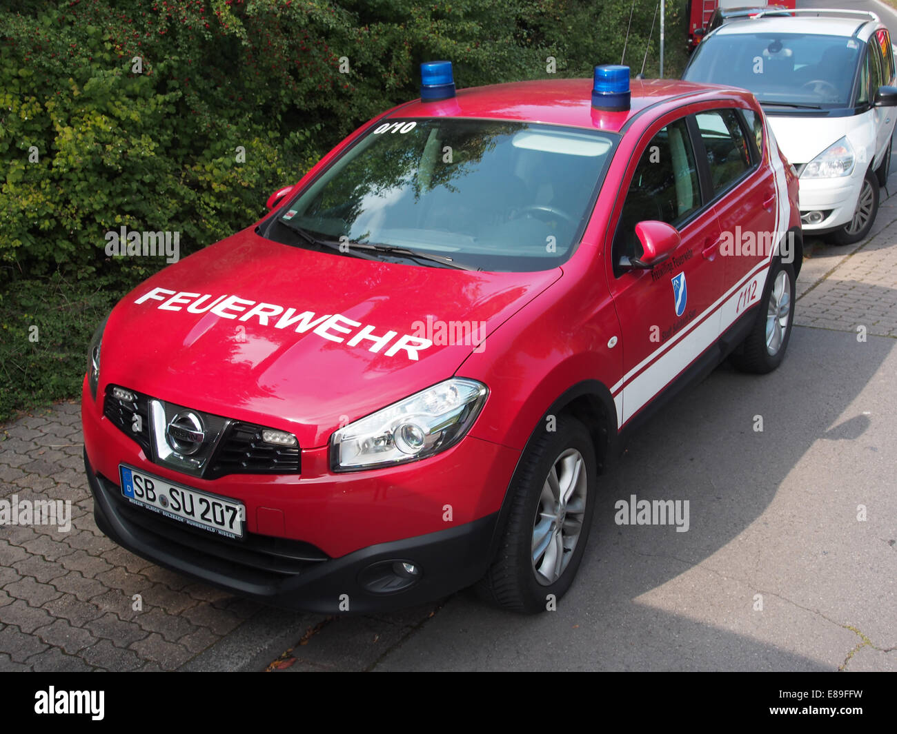 This Nissan fire engine is part of the Freiwillige Feuerwehr Stadt ...