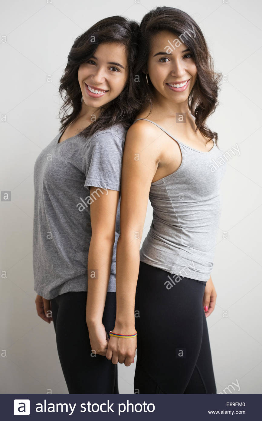 Studio portrait women color back hi-res stock photography and images ...