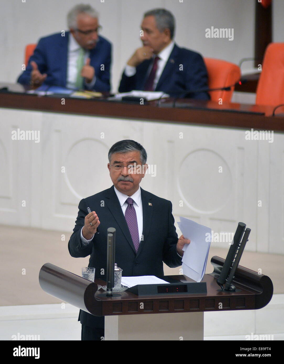 Minister of defense ismet yilmaz hi-res stock photography and images ...