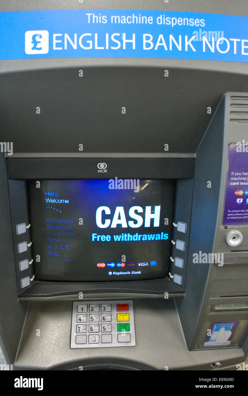 Cash machine ATM Stock Photo - Alamy