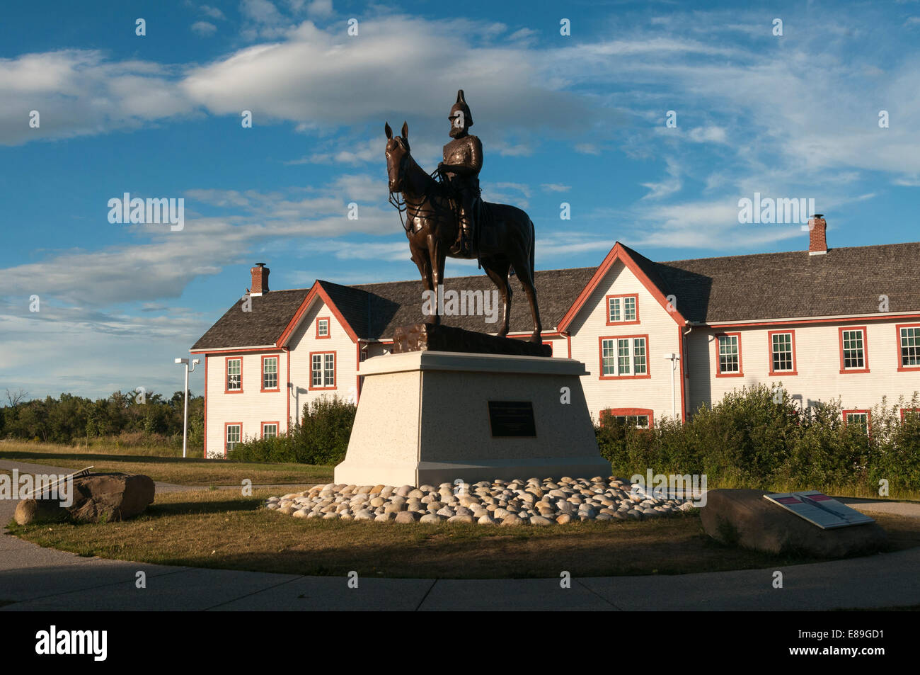 Elk203-6327 Canada, Alberta, Calgary, Fort Calgary Stock Photo - Alamy