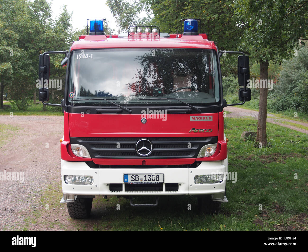 The Mercedes 318 Magirus fire truck is operated by Feuerwehr ...