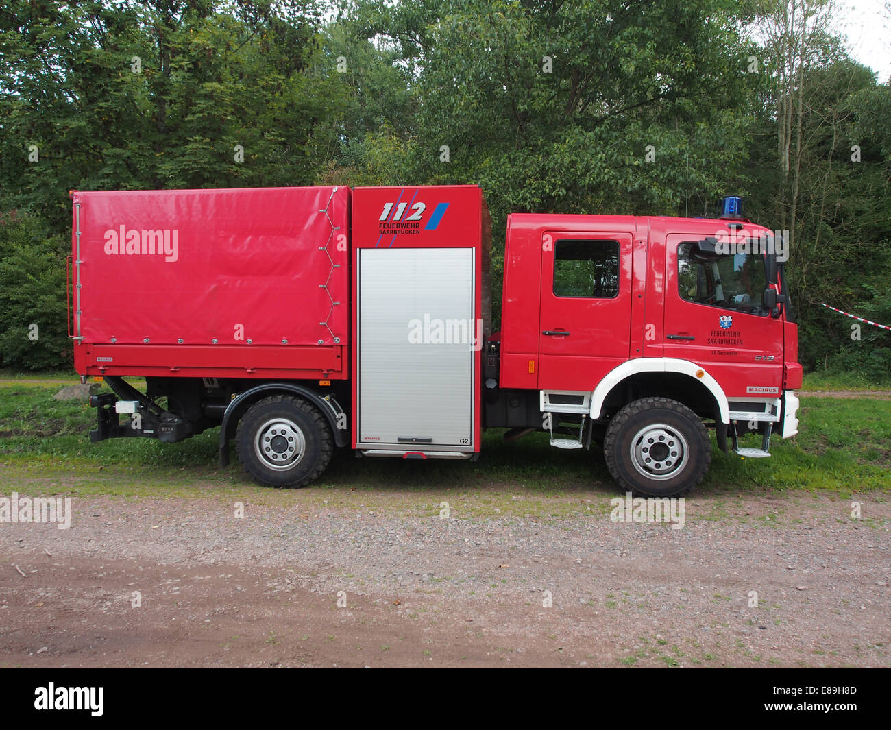 Mercedes 318 Magirus, Feuerwehr SaarbrC3BCcken, LB Gersweiler, Unit 15 ...