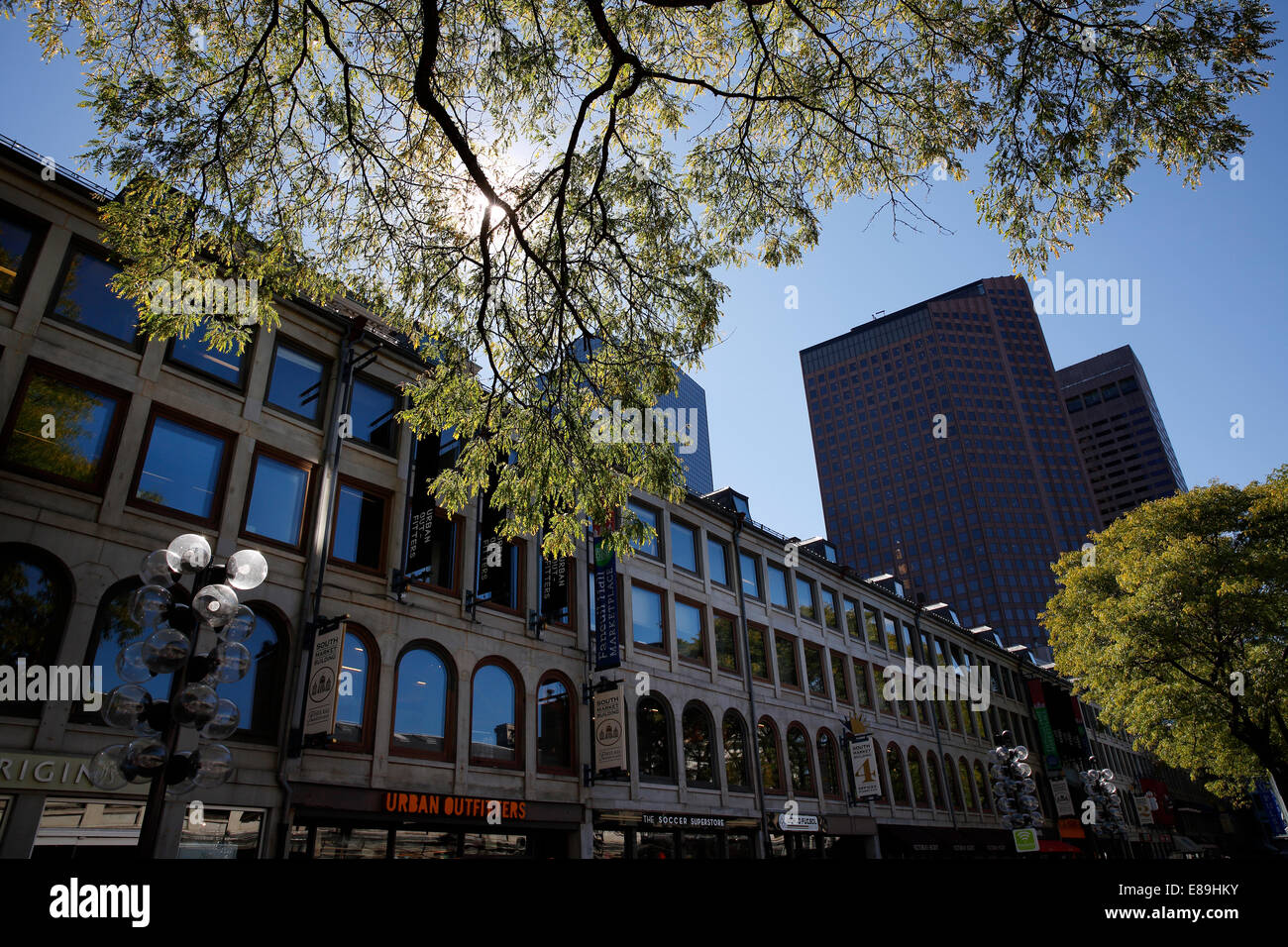 Quincy Market, Boston Massachusetts Stock Photo - Alamy