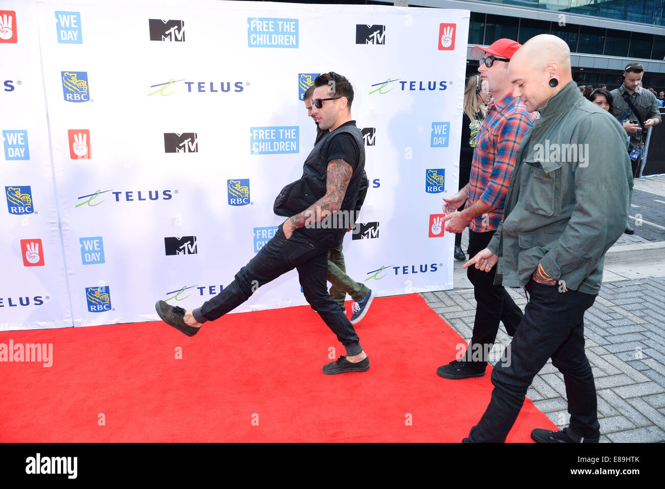 Toronto, Ontario, Canada. 2nd Oct, 2014. Members of Canadian rock band ...