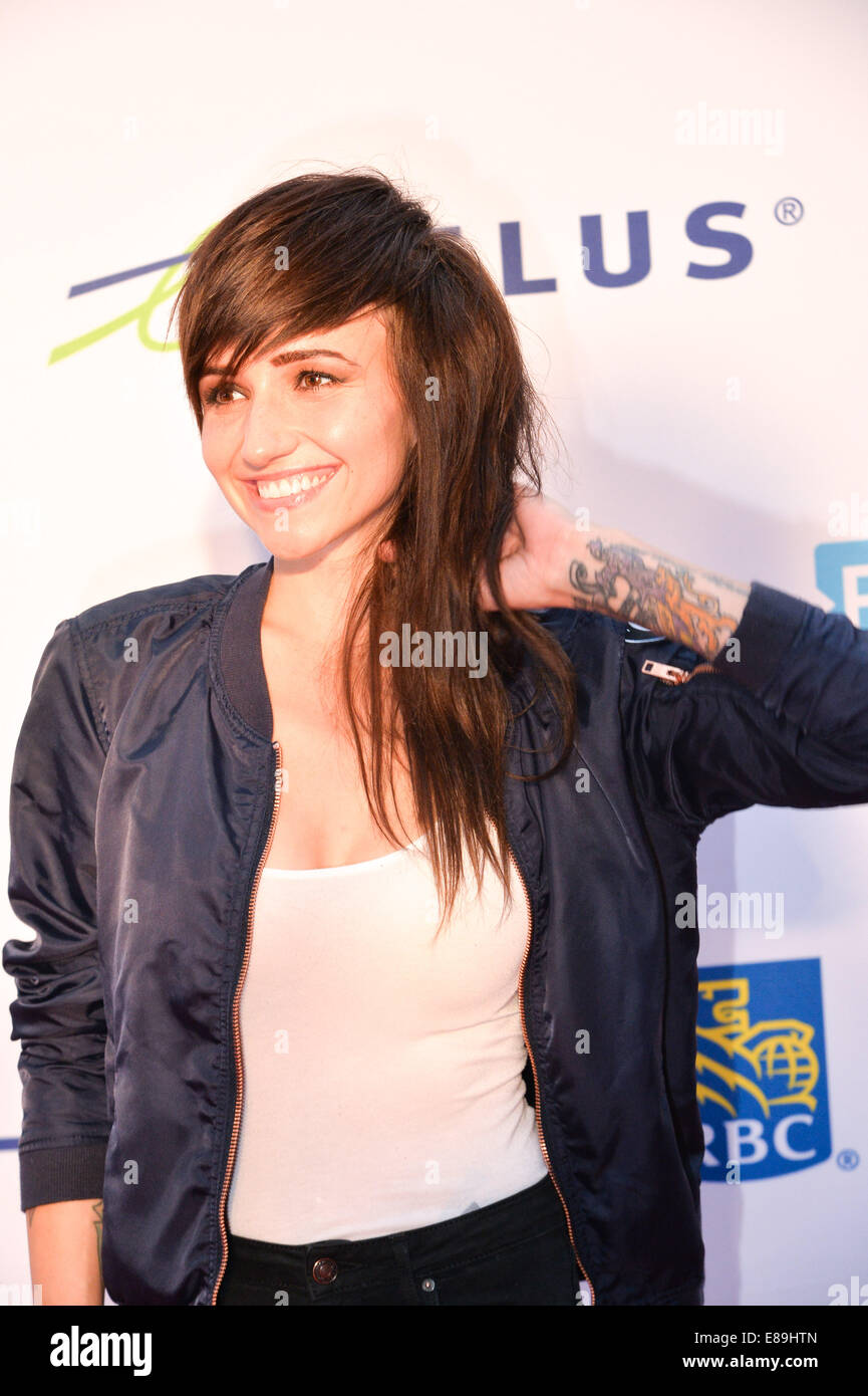 Toronto, Ontario, Canada. 2nd Oct, 2014. Canadian singer LIGHTS attends ...