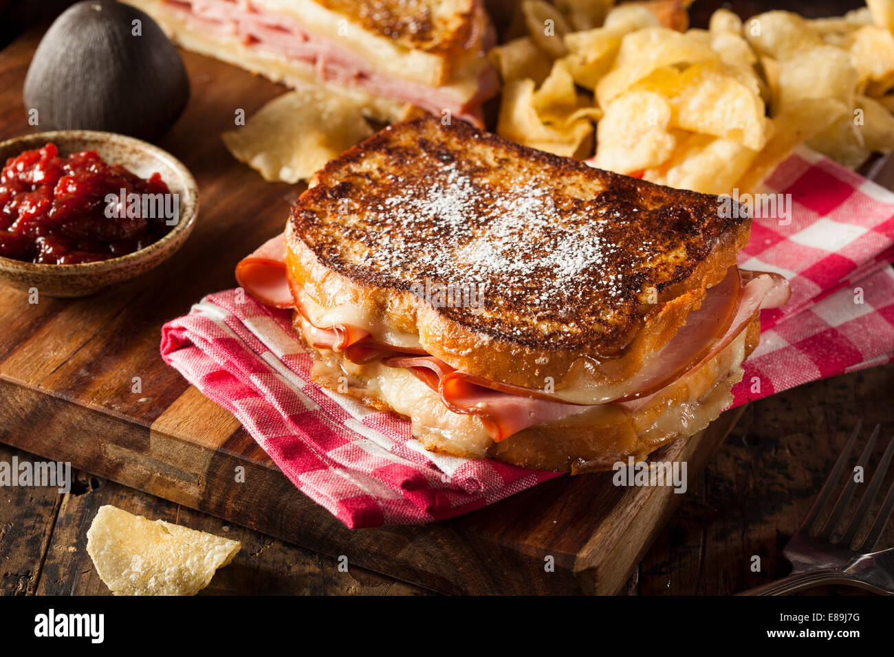 Monte cristo sandwich hi-res stock photography and images - Alamy