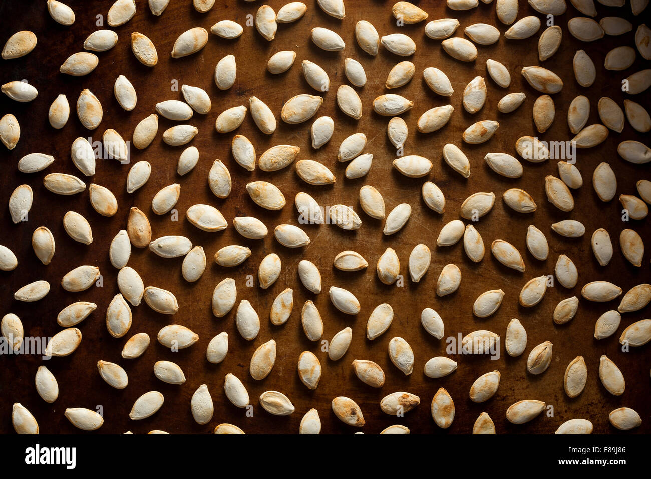 Roasted Salty Pumpkin Seeds Ready to Eat Stock Photo - Alamy
