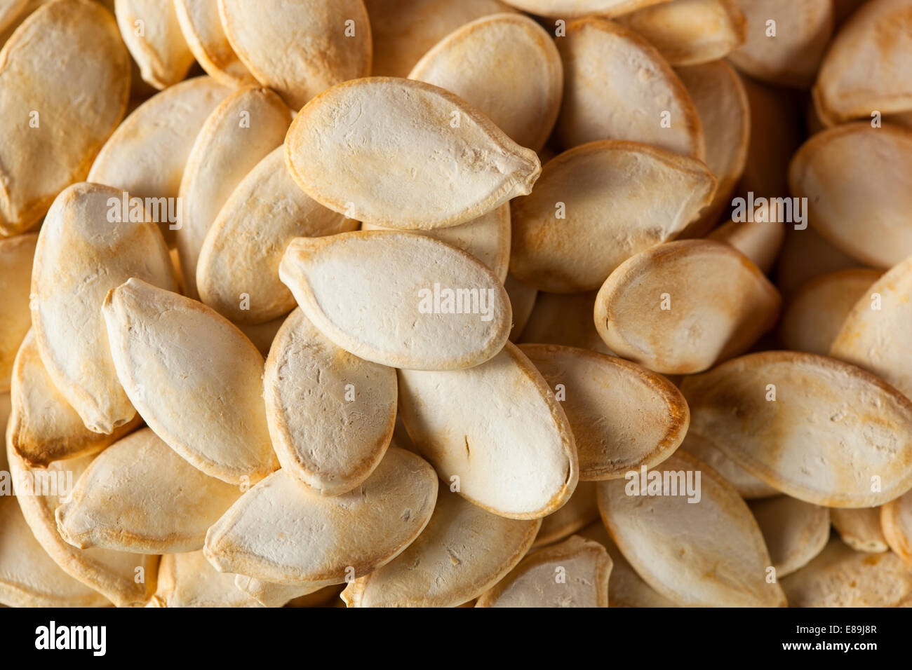 Roasted Salty Pumpkin Seeds Ready to Eat Stock Photo - Alamy