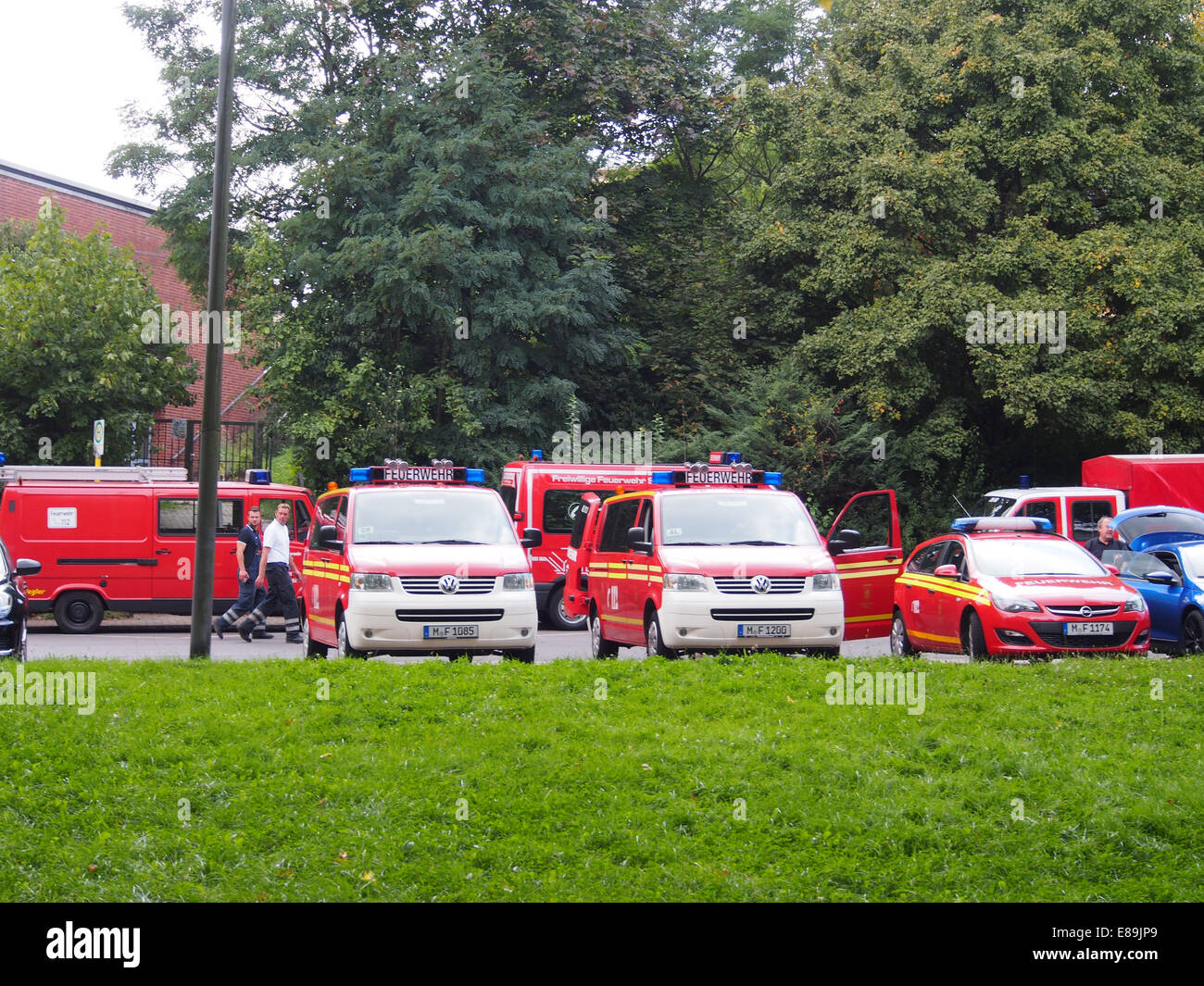 This image from the 2014 Grenzland Championships shows a fire engine ...