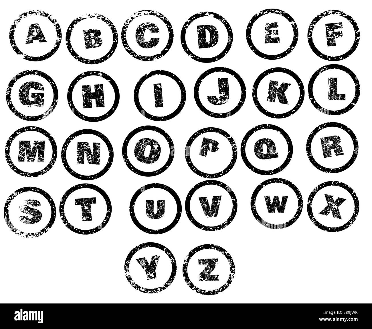 Individual letters of the alphabet hi-res stock photography and images ...
