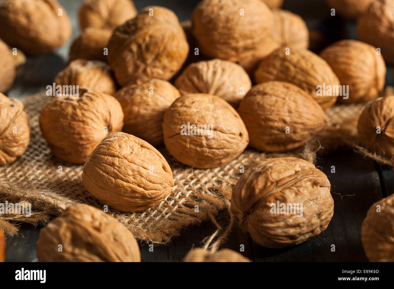 Raw Organic Whole Walnuts Ready to Eat Stock Photo - Alamy