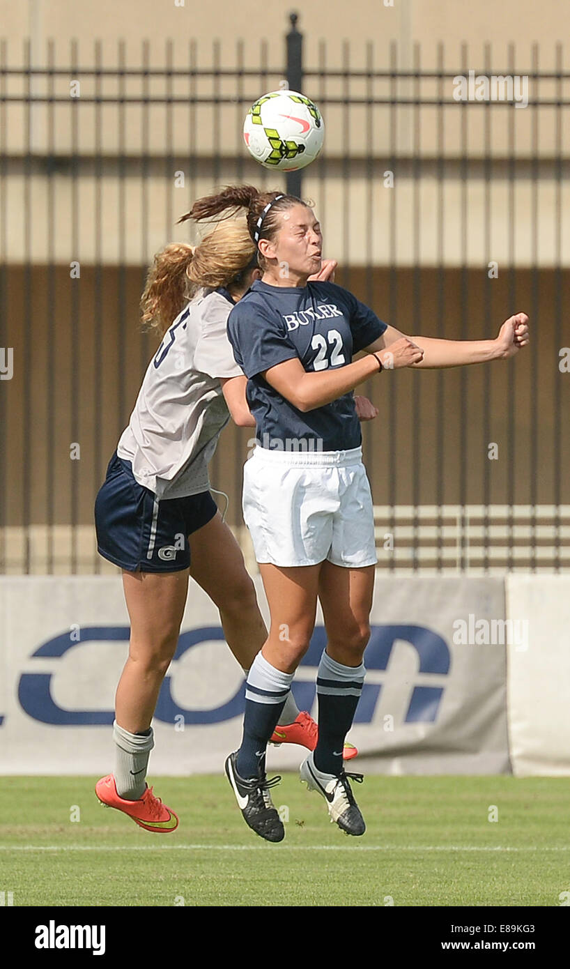 Washington, DC, USA. 2nd Oct, 2014. Georgetown midfielder Marina Paul ...