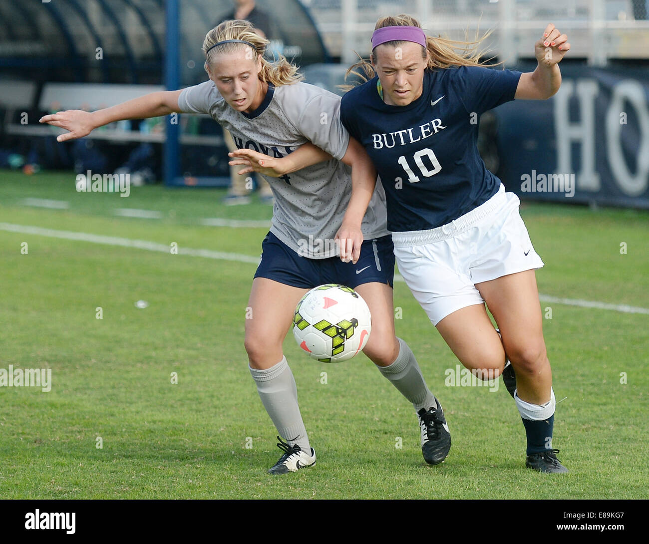 Washington, DC, USA. 2nd Oct, 2014. Butler forward Elise Kotsakis (10 ...