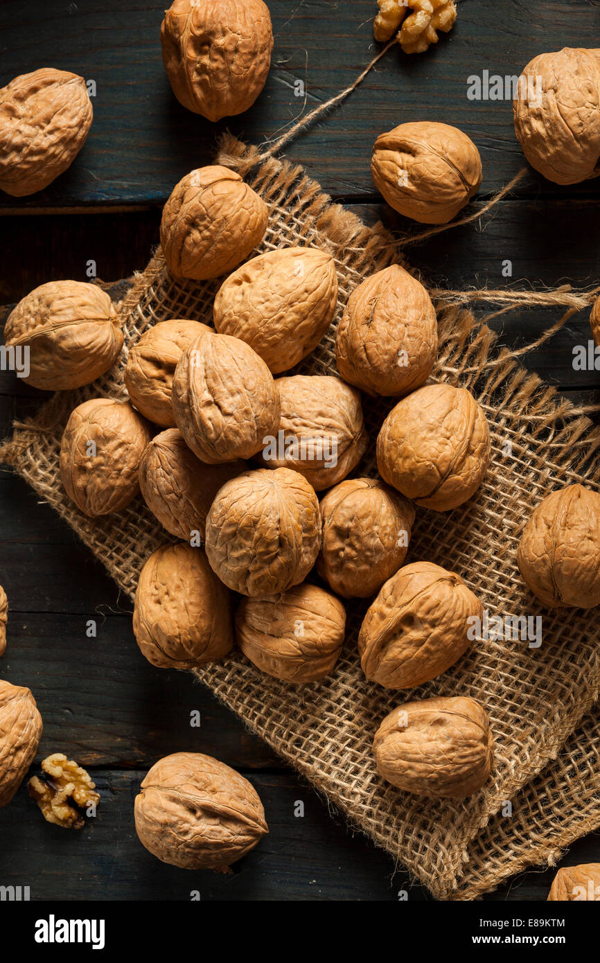 Raw Organic Whole Walnuts Ready to Eat Stock Photo - Alamy