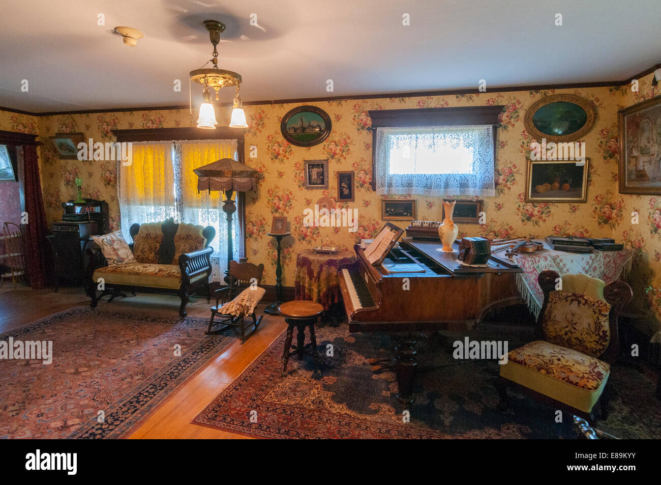 Elk203-6441 Canada, Alberta, Calgary, Heritage Park Historical Village ...
