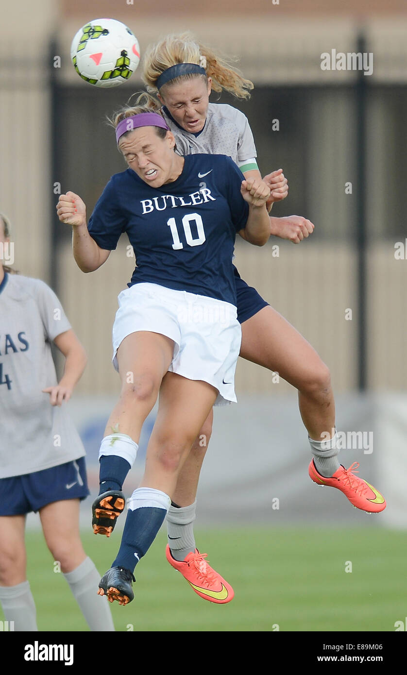Washington, DC, USA. 2nd Oct, 2014. Butler forward Elise Kotsakis (10 ...