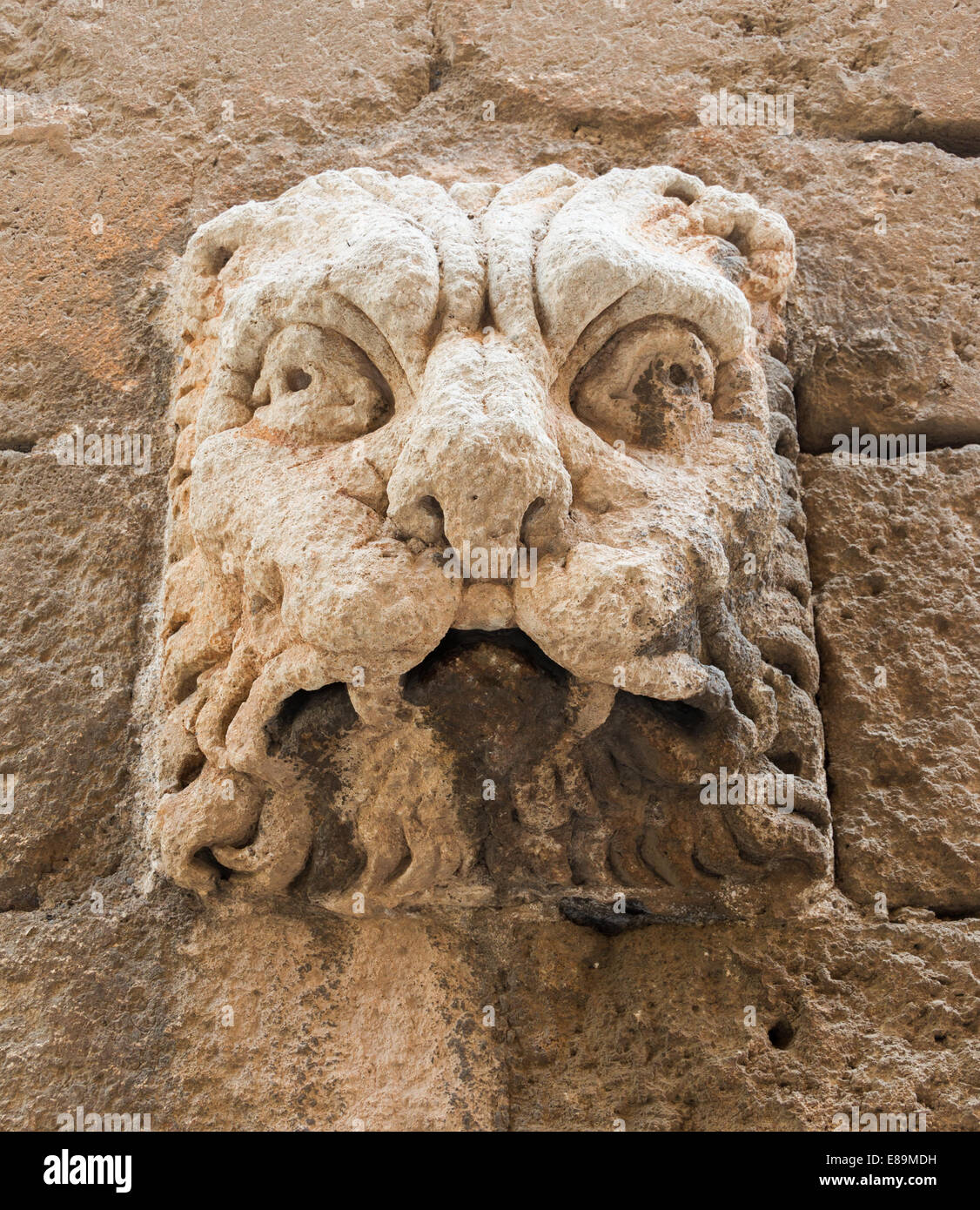 Lion head relief hi-res stock photography and images - Alamy