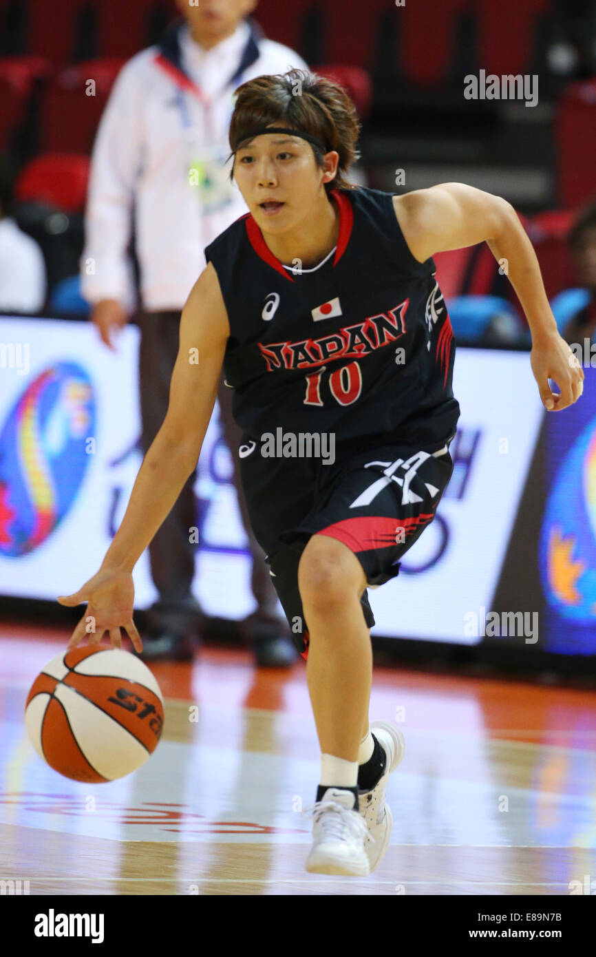 Incheon, South Korea. 2nd Oct, 2014. Rui Machida (JPN) Basketball : Women's Bronze Medal Match ...