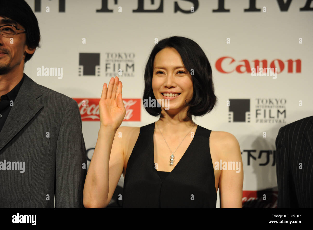 Toranomon, Tokyo, Japan. 28th Mar, 2014. Japanese actress MIKI NAKATANI appears as festival muse ...