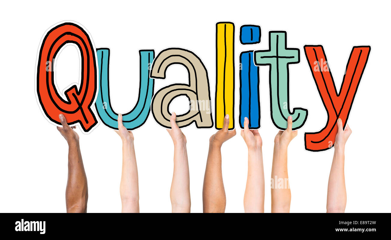 Quality word Cut Out Stock Images & Pictures - Alamy