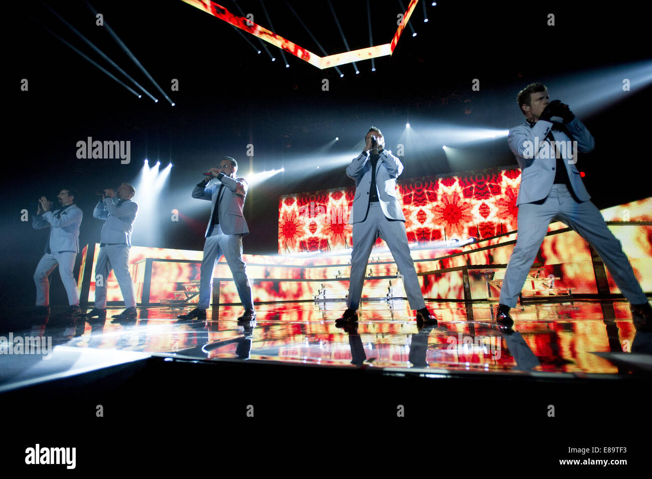 The Backstreet Boys performing live in concert at the Heineken Music ...