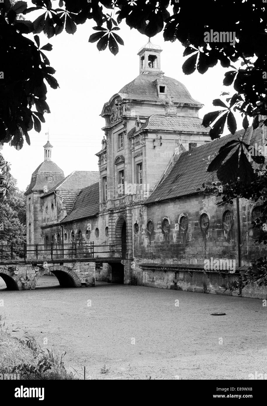 Siebziger Jahre, Klassizismus, Wasserschloss Haus Stapel in Havixbeck ...