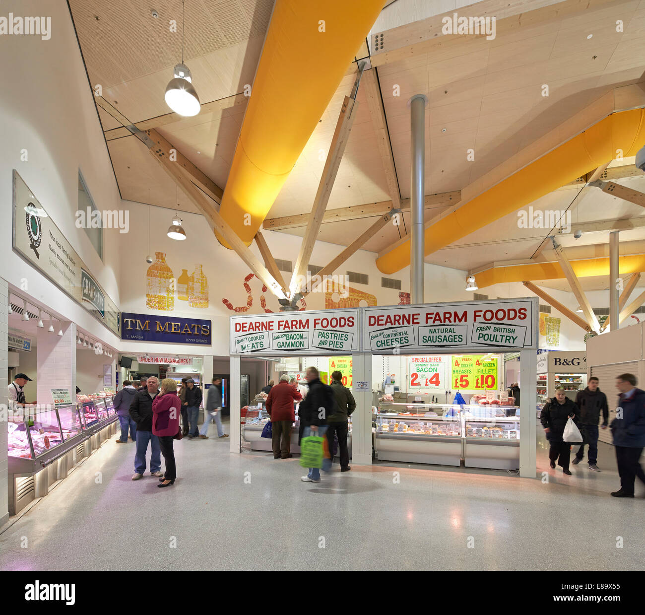 The Moor Market, Sheffield, United Kingdom. Architect: Leslie Jones ...