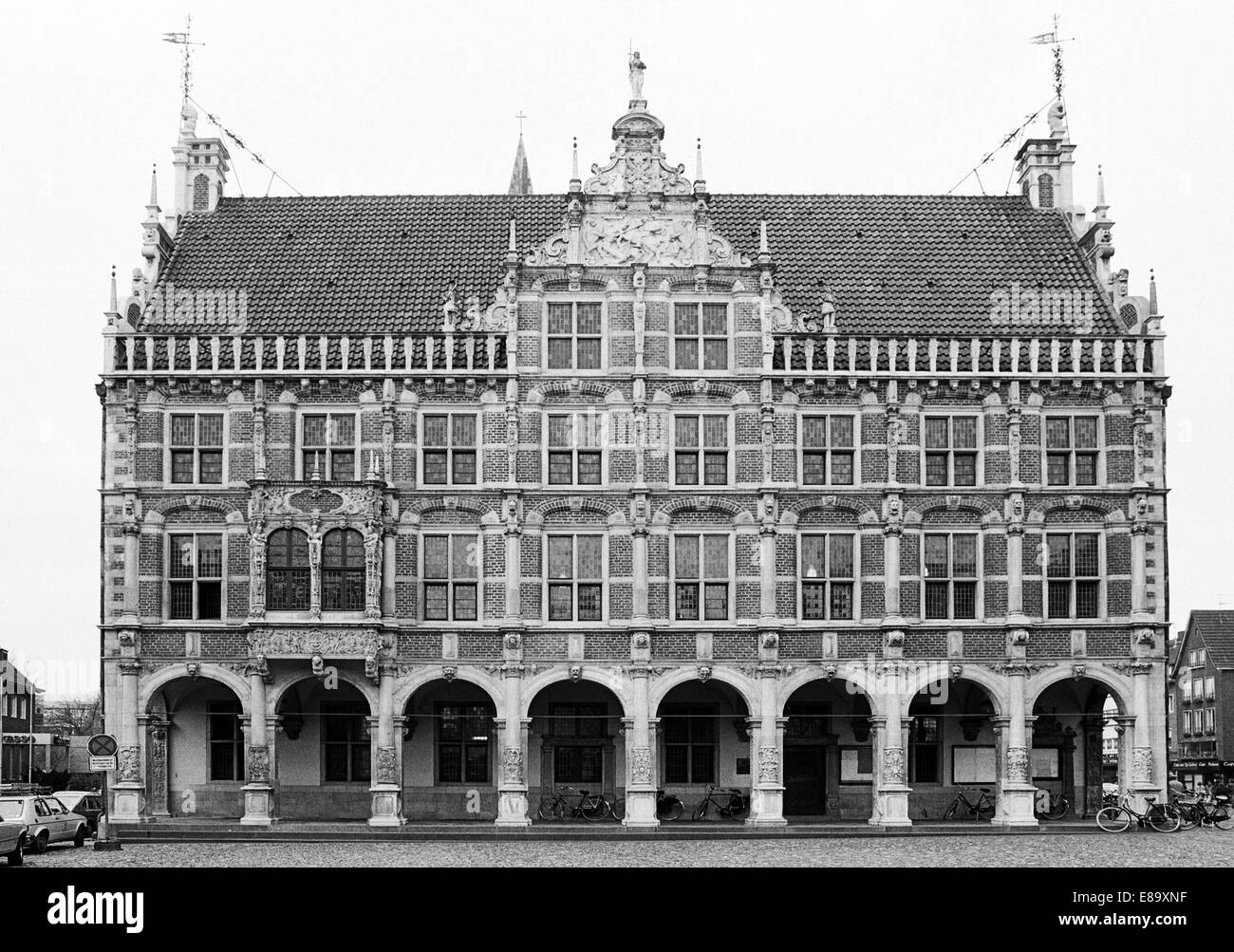 Dutch renaissance architecture Black and White Stock Photos & Images ...