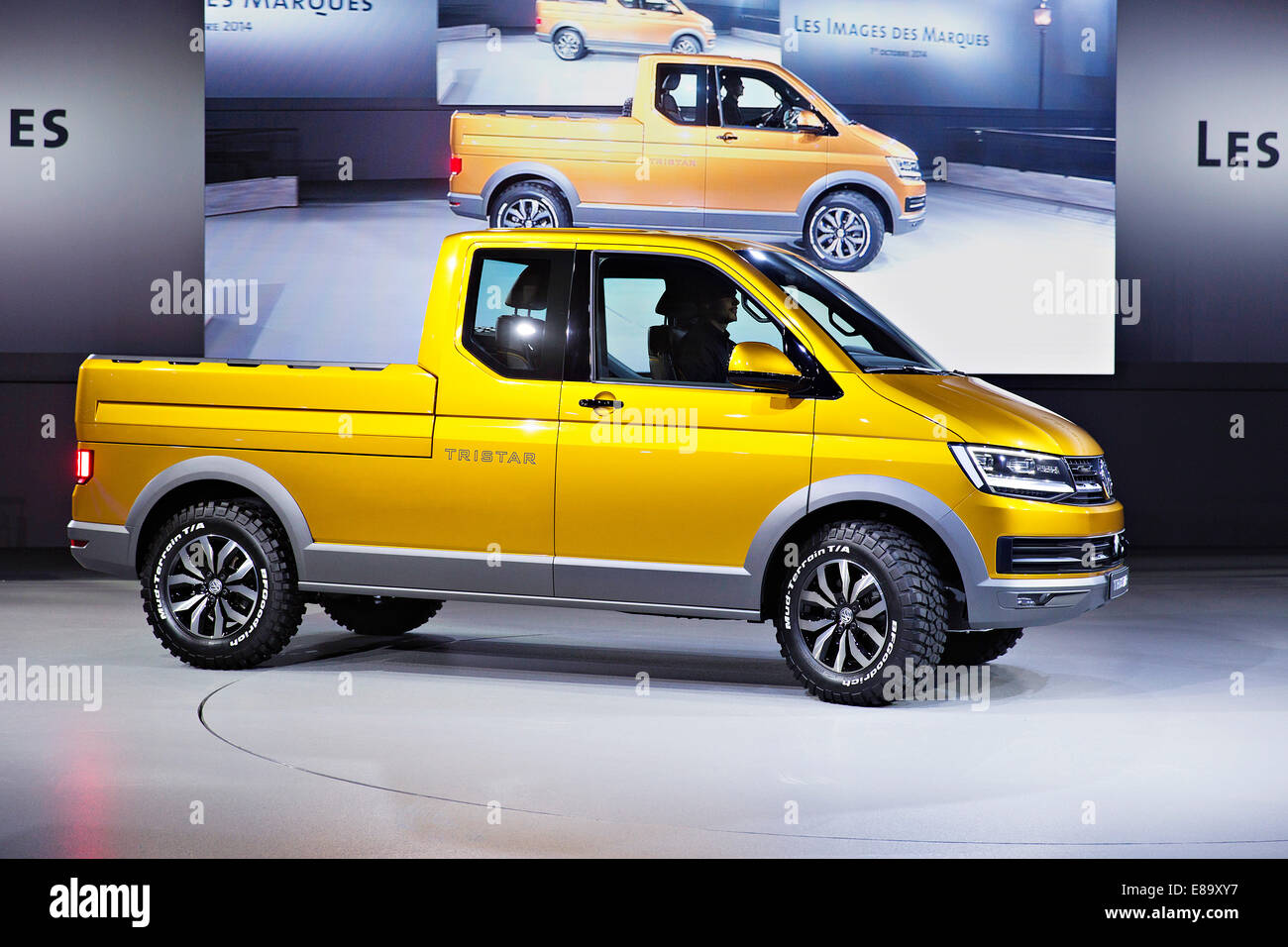 Eckhard Scholz, CEO of Volkswagen commercial vehicles presents VW ...